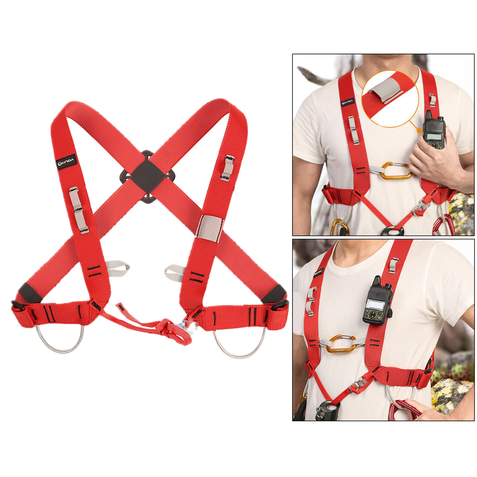 Flameer The Upper Body Climbing Harness All Top Chest Strap for Outdoor ...