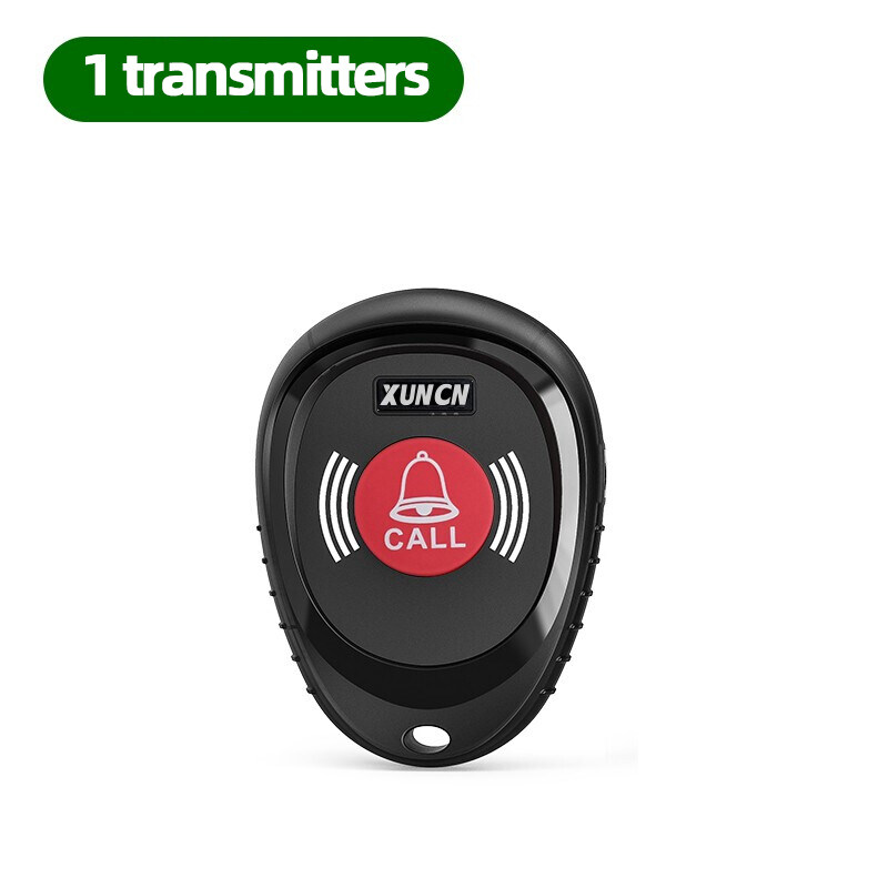Wireless Caregiver Pager Smart Call Button Transmitter With Receiver ...