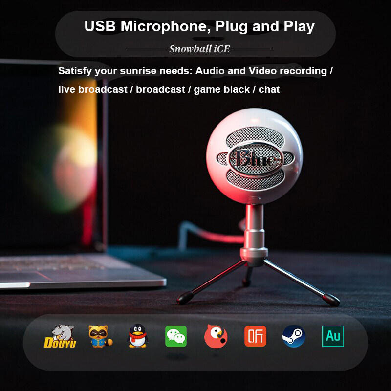 [Ready to Ship] Original Blue Snowball iCE Professional USB Condenser ...