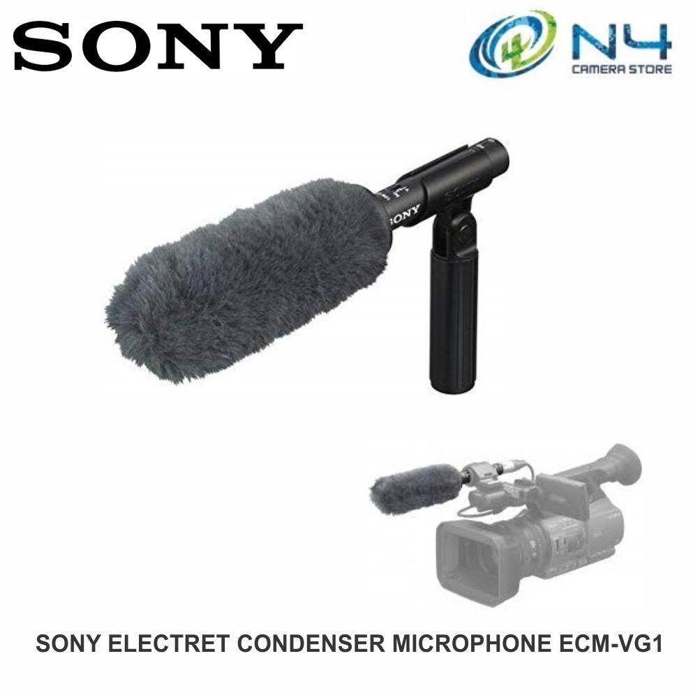 Sony ECM-VG1 Electret Condenser Short Shotgun Microphone, 40Hz to 20kHz ...