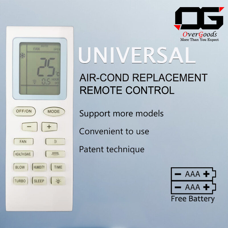 Universal GREE Remote Control AIR COND AIRCOND Fujiaire YB1FA YB1F2 ...