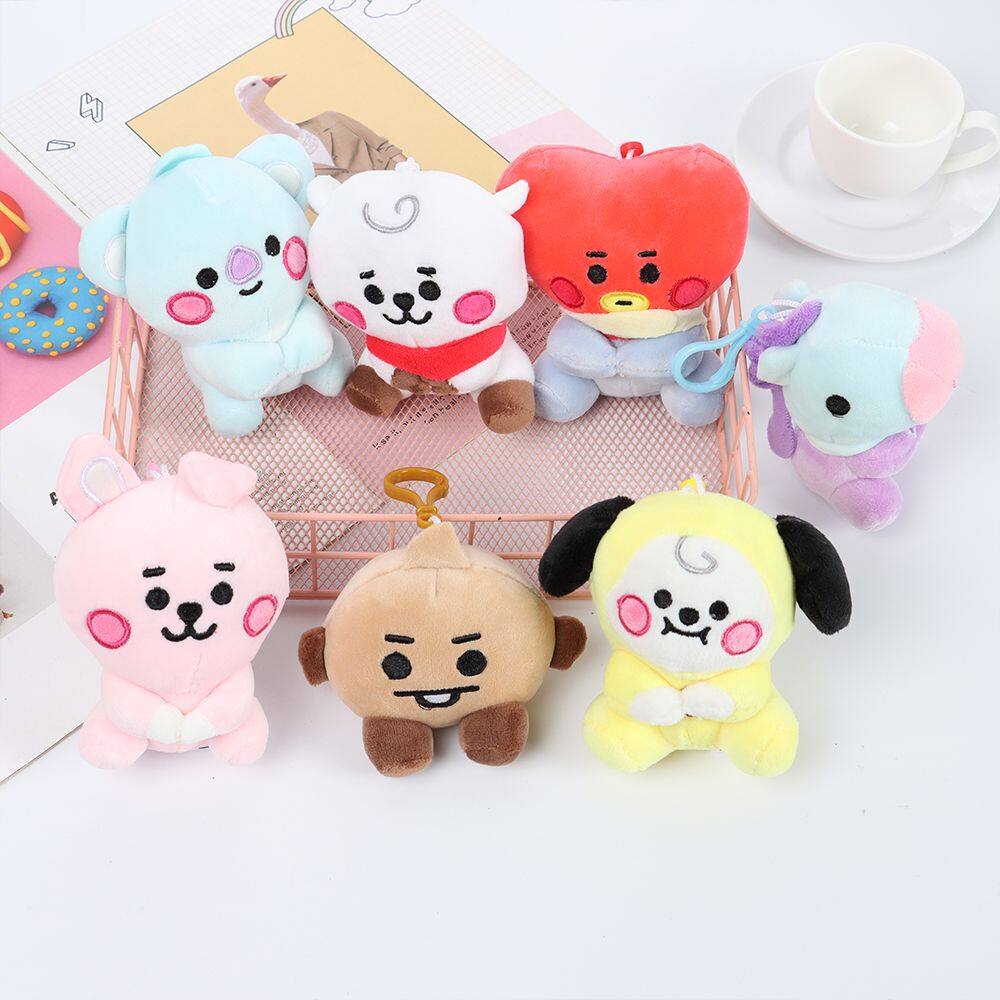 ของขวัญใหม่สำหรับแฟนสาว BMPK90955 12ซม. ทำจากผ้าฝ้าย PP ตุ๊กตา BTS ...