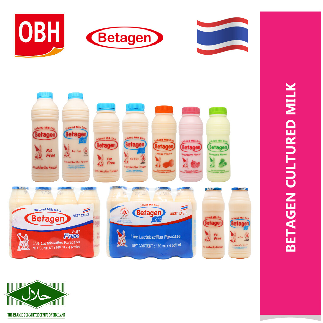 Betagen Original Cultured Milk Thailand | Lazada