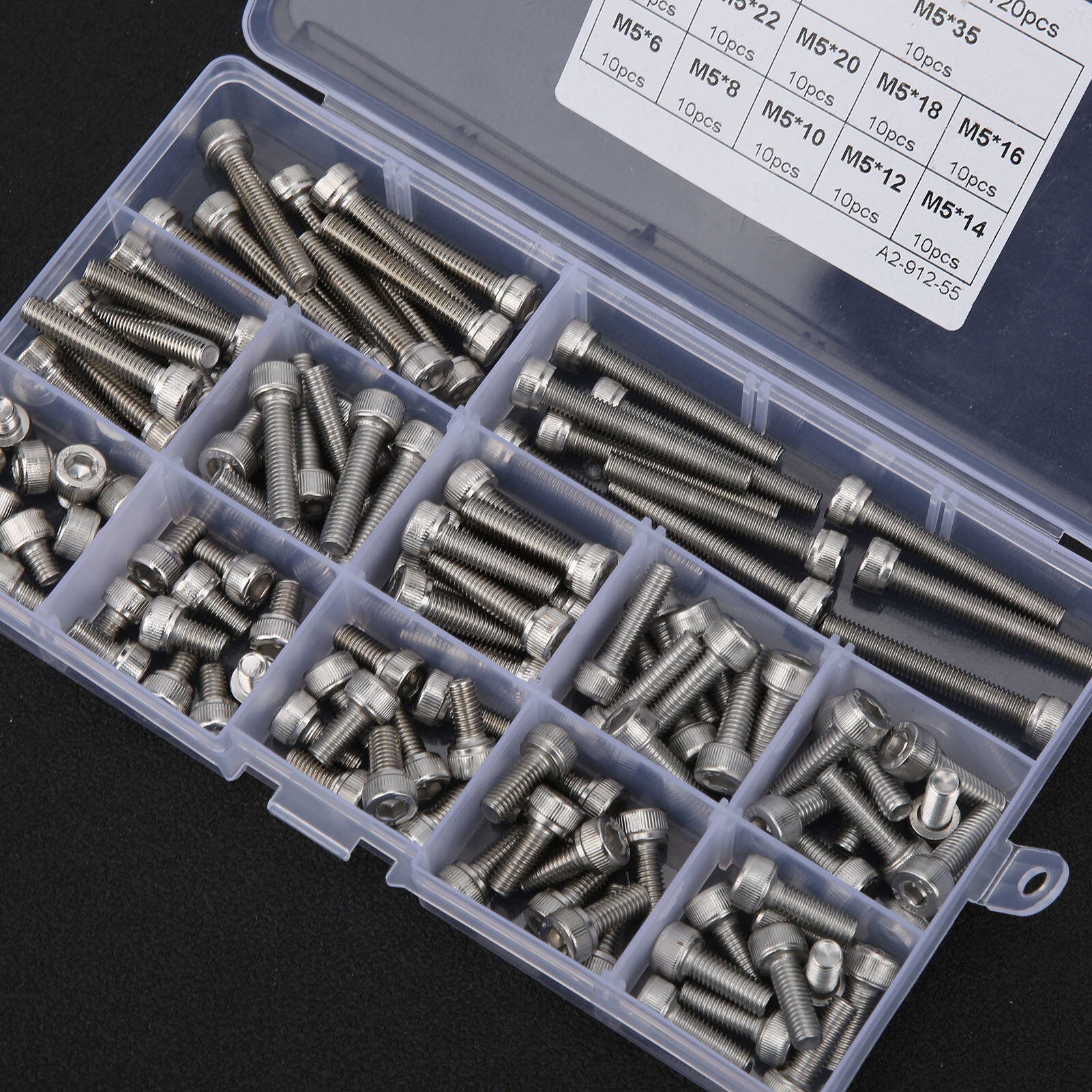 Hex Socket Screw Cap 304 Stainless Steel Multi‑Length Combination Set ...