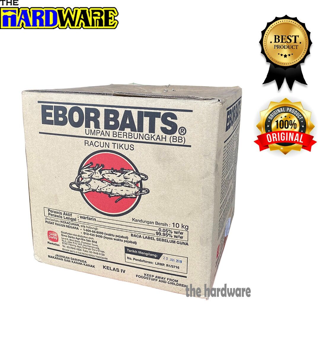 10KG EBOR MOUSE KILLER BAITS(SIME DARBY)/RACUN TIKUS | Lazada