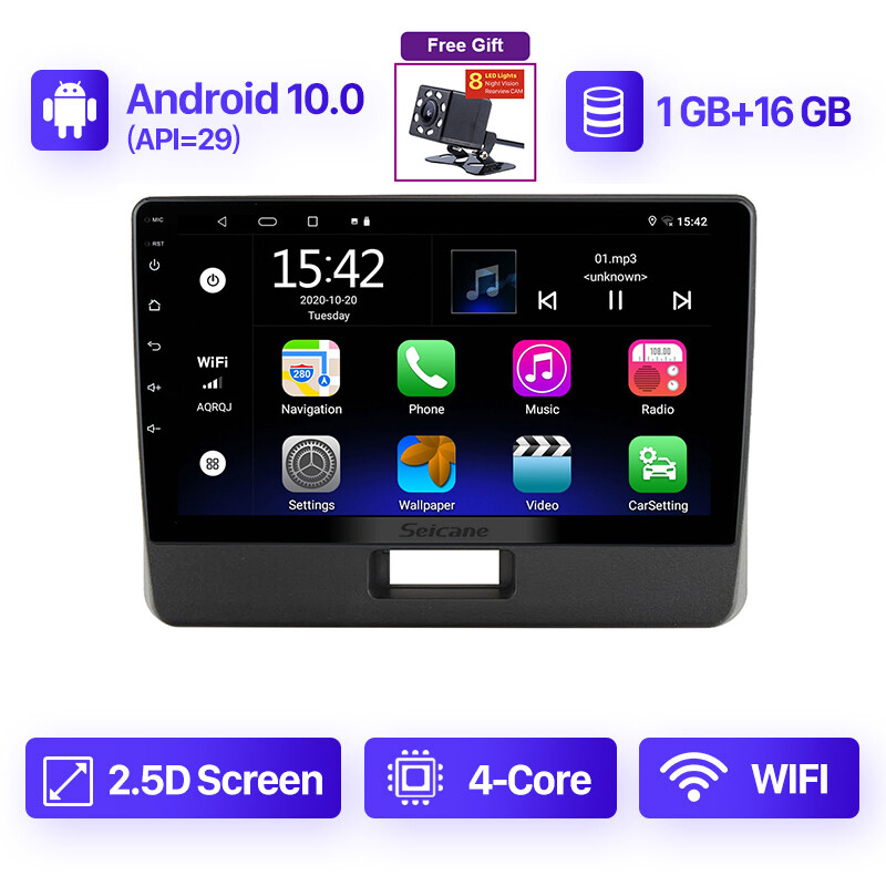 Seicane - 9inch 2.5D QLED touchscreen Android 12.0 Head Unit Radio ...
