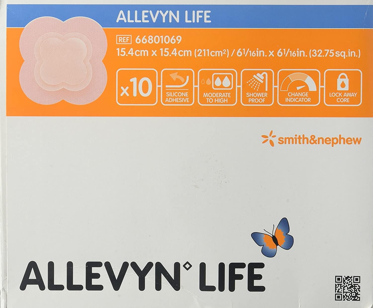 (READY STOCK) GENUINE 15.4cm x 15.4cm Smith & Nephew Allevyn Life (1 pc ...