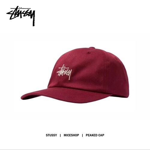 Hot Sale Stussy Stussy Stussy Black Cap Letter Embroidery American Trendy Baseball Cap Lazada