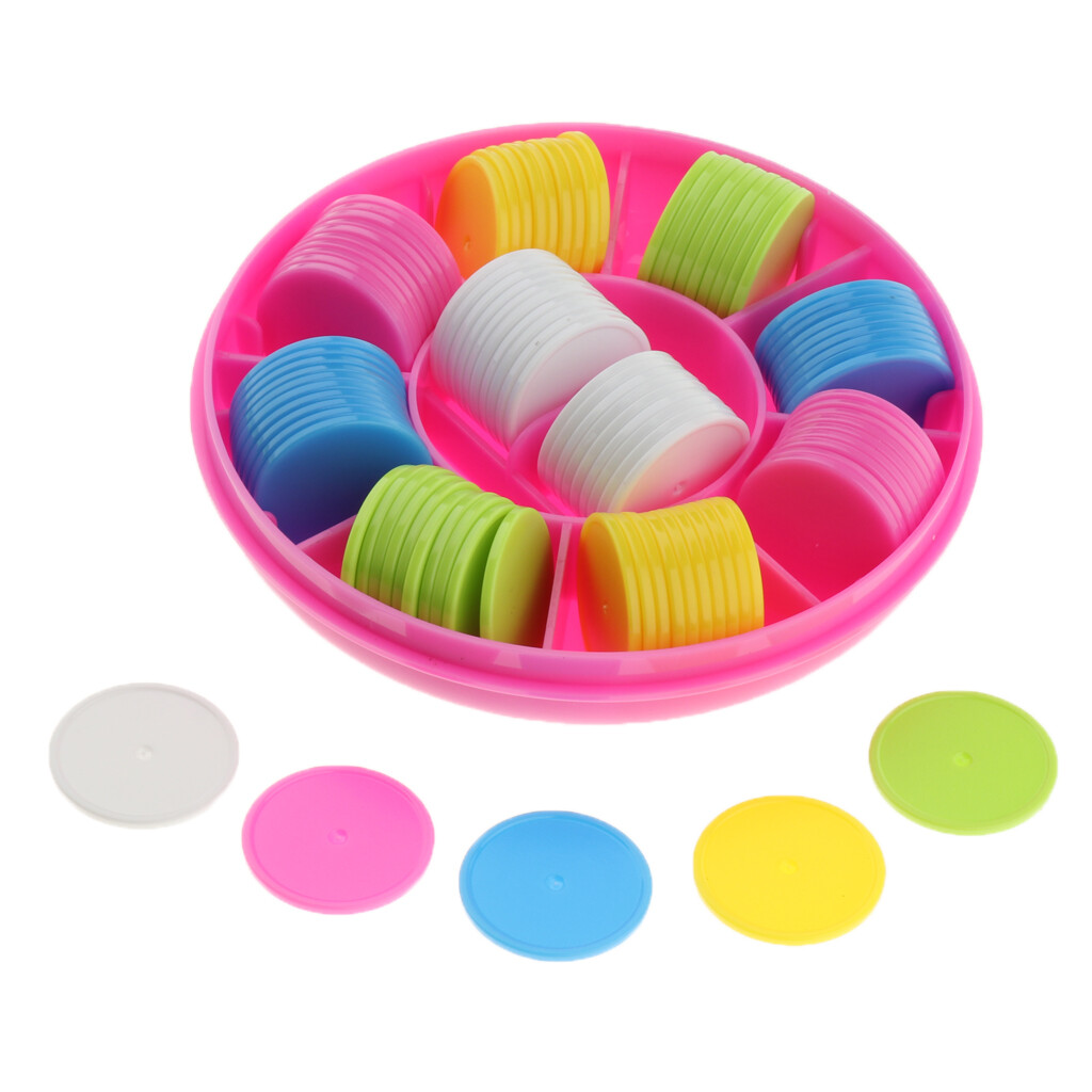 Pecine 100Pcs Multi-Color Math Montessori Counters Kids Math Counting ...