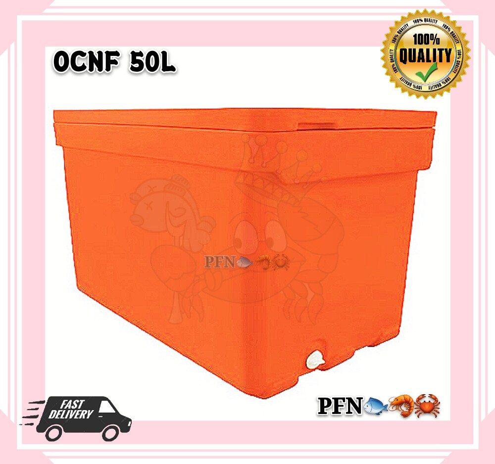 💥READY STOCK💥 50L Cooler box (Model: OCNF50L) Ice box/Ice bucket/Tong ...