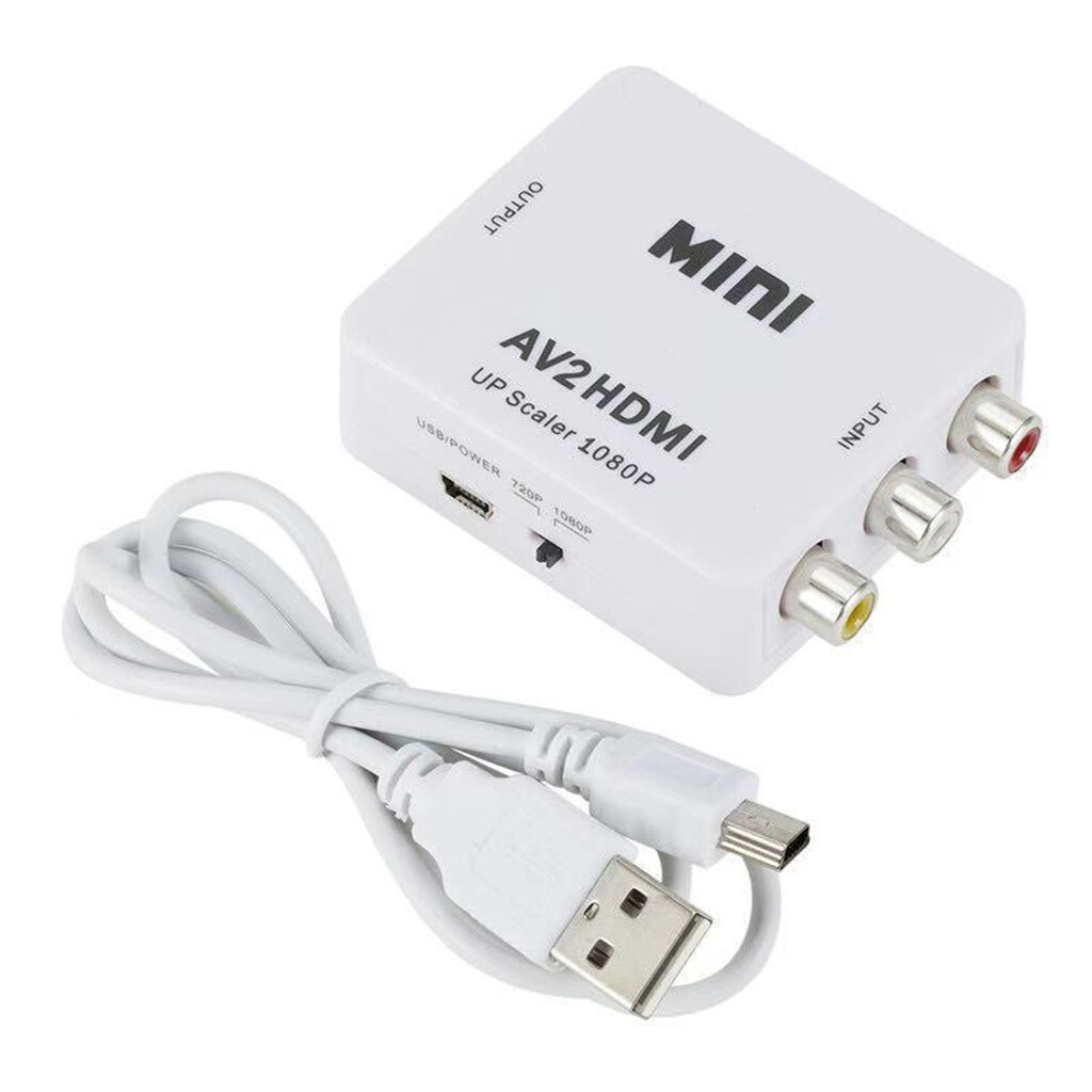 Loviver Mini AV2HDMI RCA เอวีไปยัง HDMI-ใช้งานร่วมกับ Converter กล่อง ...