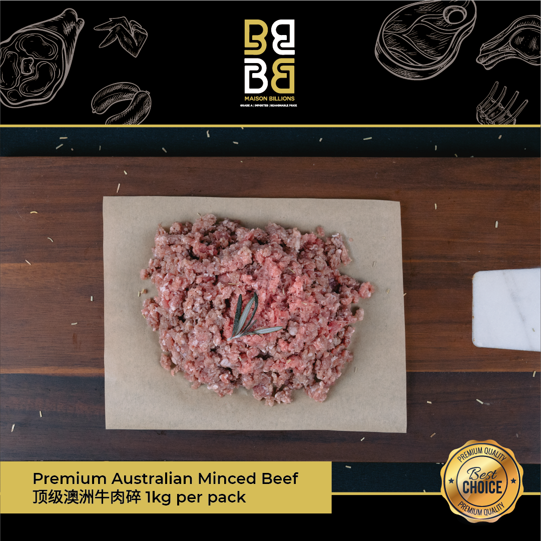 Premium Australian Grass Fed Minced Beef 70% Lean (250g/500g/1kg ...