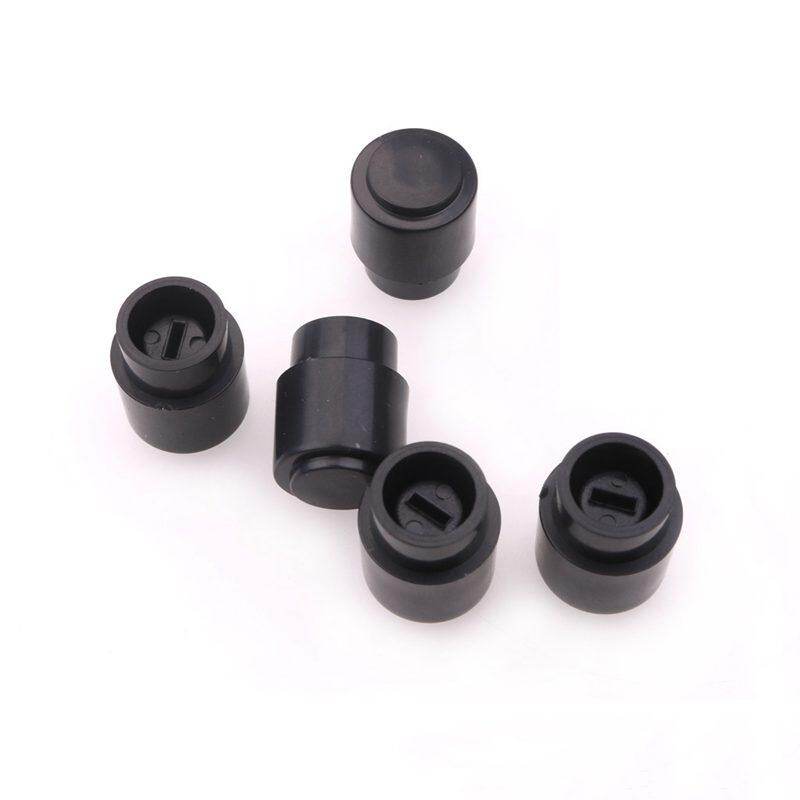 Guitar Toggle Switch Cap Tip Push On Top Hat Round Black Parts Pack Of ...