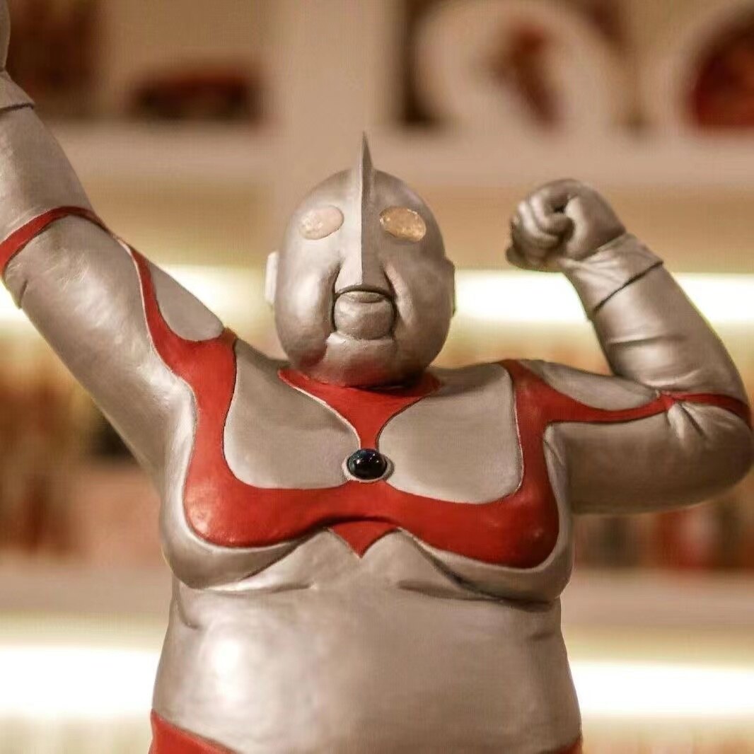 Ultraman Fat Model Funny Ornament Collection Model Boy Birthday Gift ...