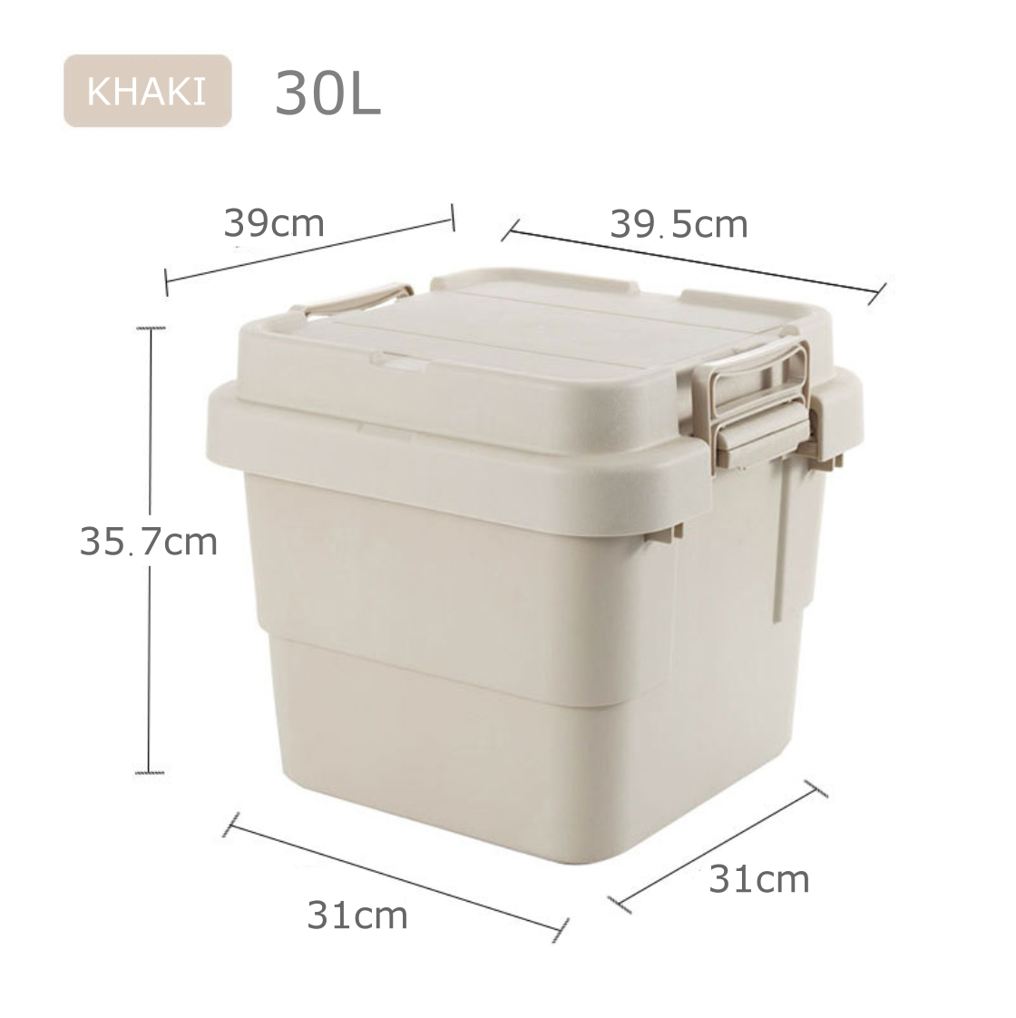 Outdoor Storage Box 30L/50L Muji Design Camping Container Keeping Box ...