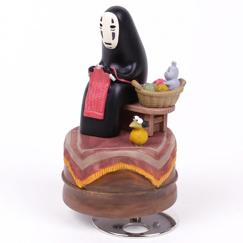 Anime Cartoon Miyazaki Hayao Spirited Away No Face Man Music Box PVC ...