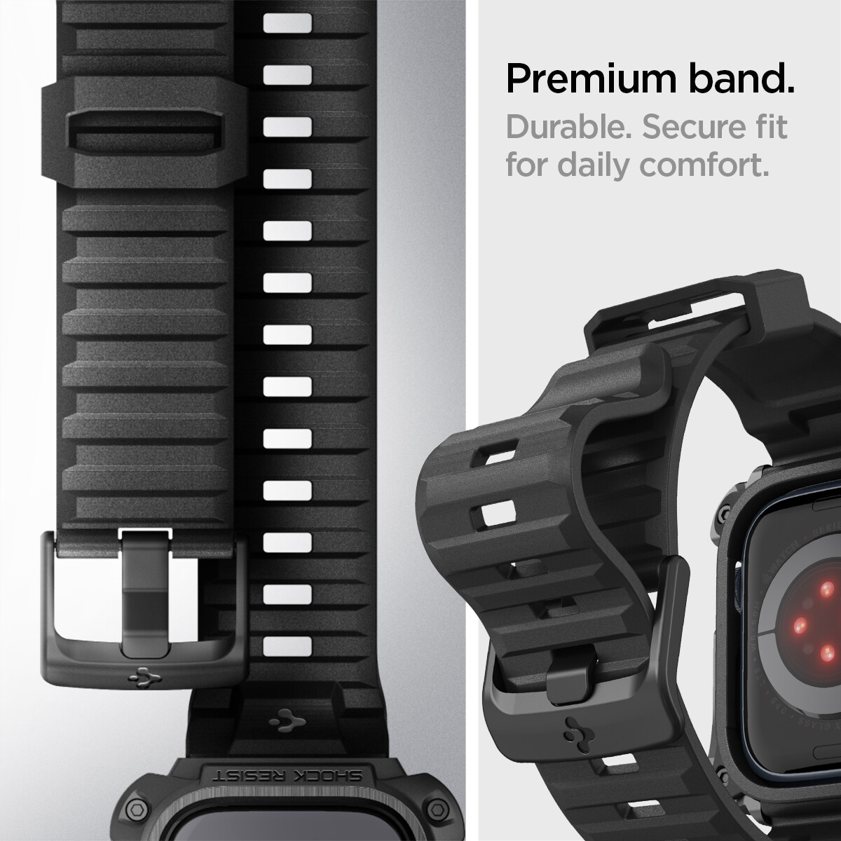 SPIGEN Case Band for Apple Watch 45mm Tough Armor Pro Metal Dual ...