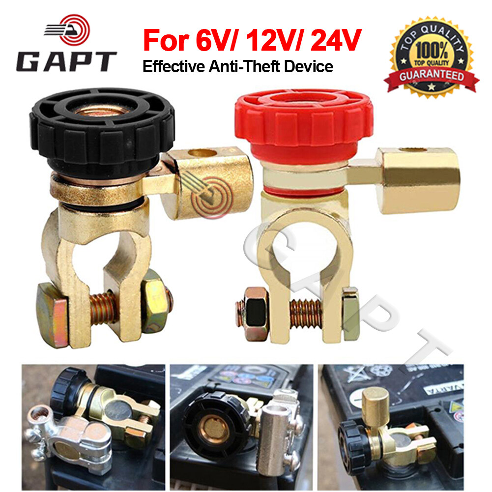 Battery Disconnector 6v 12v 24v Disconnector Battery Pole Terminals ...