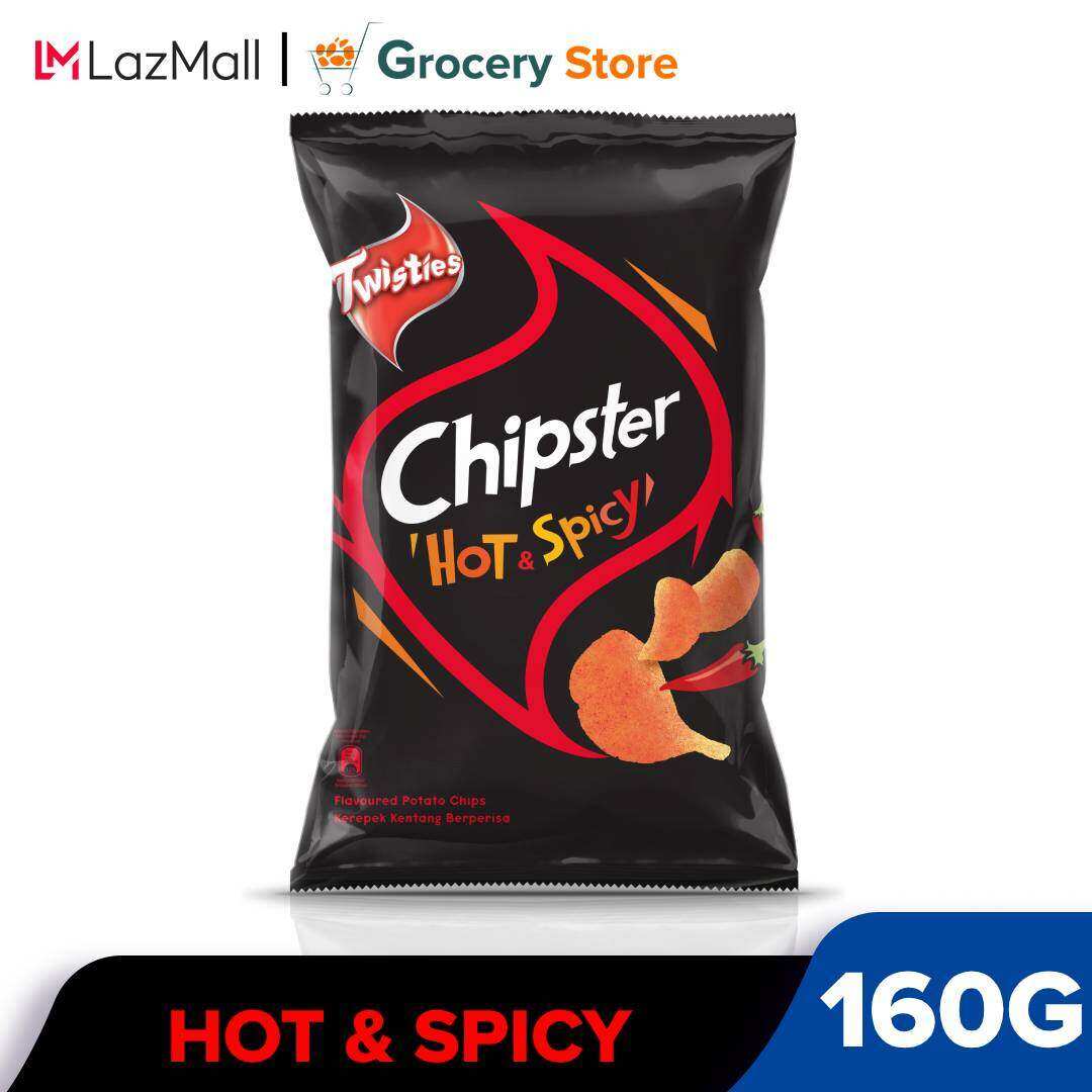 TWISTIES CHIPSTER HOT & SPICY POTATO CHIPS 130G | Lazada