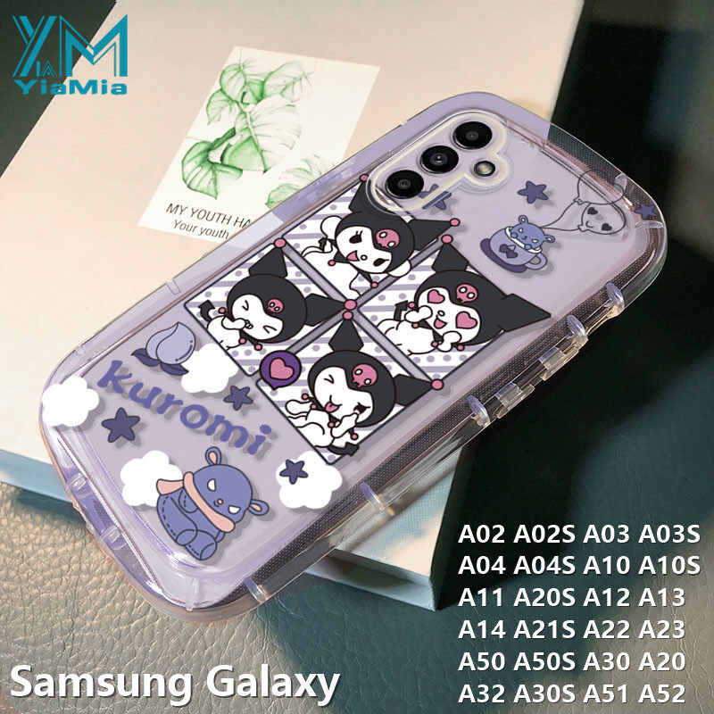 YiaMia การ์ตูนน่ารักแฟชั่น Kuromi เคสโทรศัพท์สำหรับ Samsung กาแล็คซี่ A02 A02S A03 A03S A20S ...