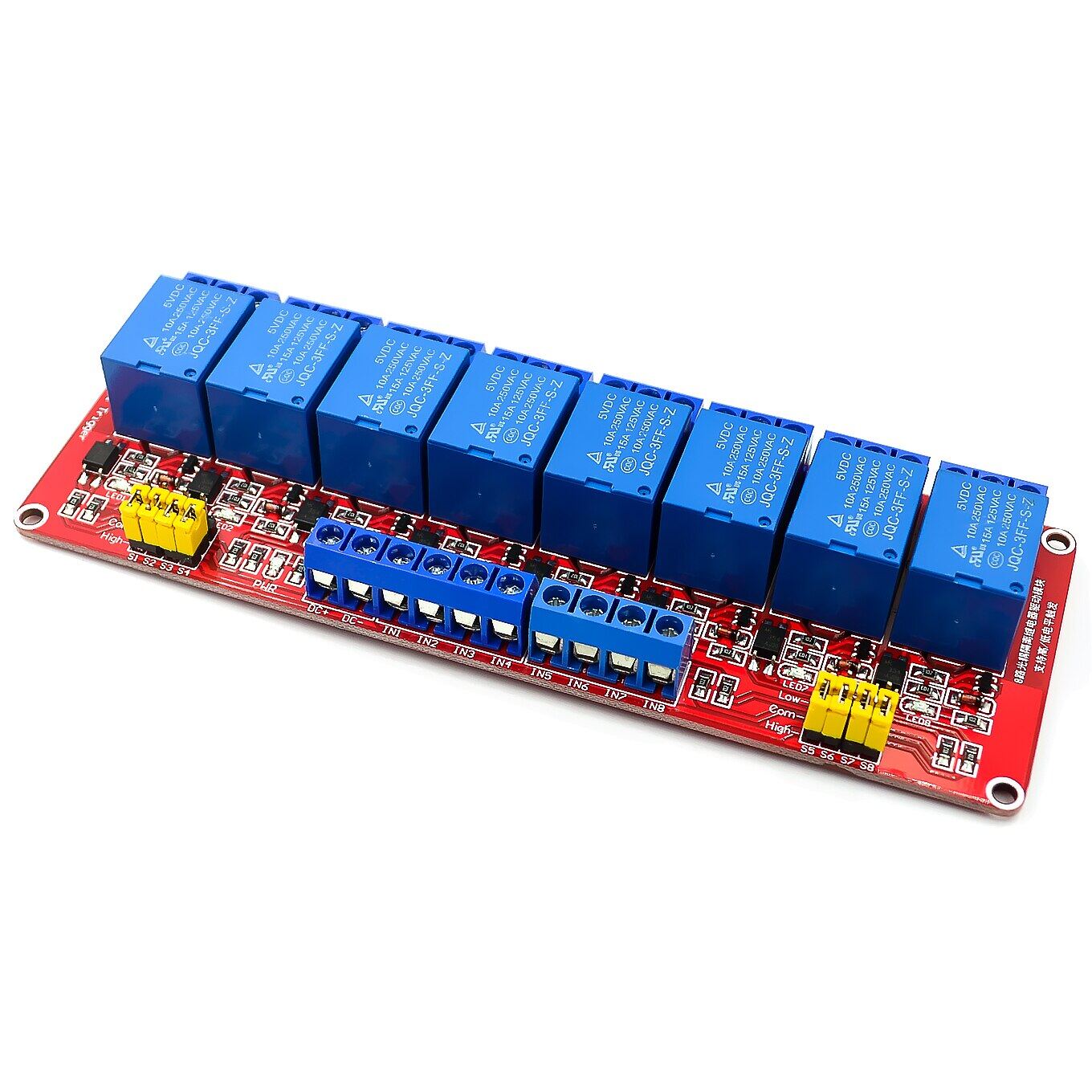 Relay module 1 2 4 8 Channel 5V Relay Module Board Shield with ...