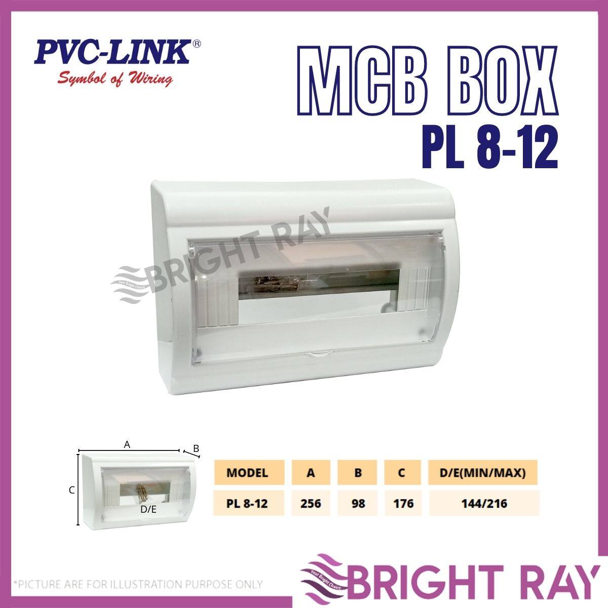 HEAVY DUTY PVC LINK Miniature Circuit Breaker Transparent Cover / White ...