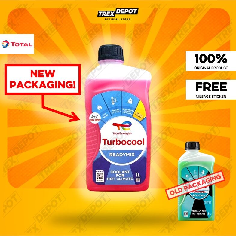 Total Turbocool Ready Mix Coolant (1L) | Lazada