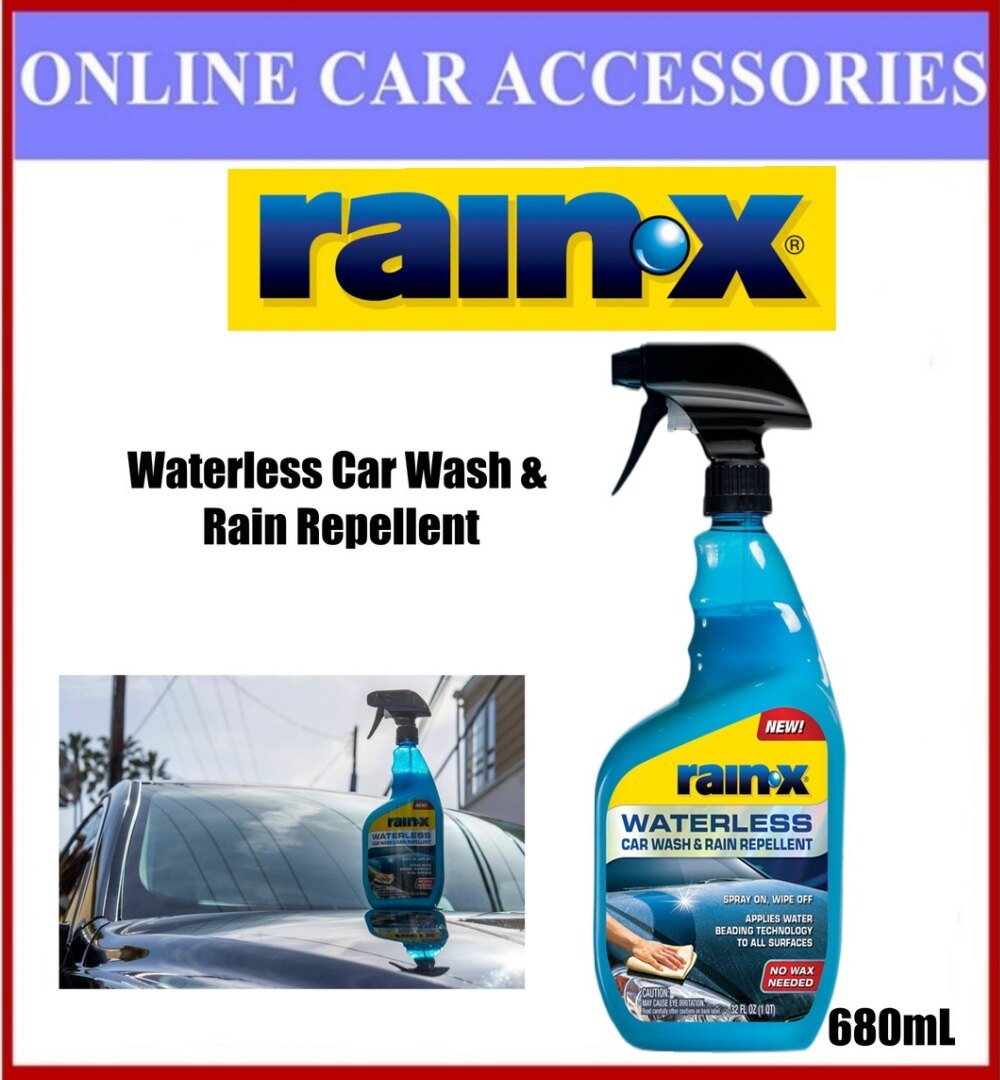 Rain-X Waterless Car Wash & Rain Repellent Spray Type 680mL Rain X | Lazada