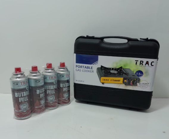 TRAC Portable Gas Stove Cooker with 4bottle 230g Butane Fuel [Korean ...
