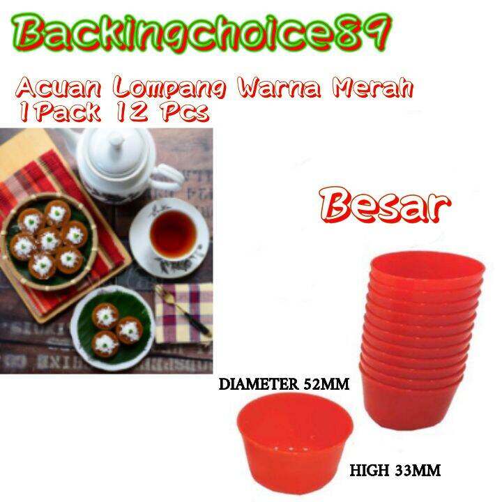 Acuan kuih Lompang /Nona Manis /Apam /Kosui /Jelly /Acuan Kuih Kukus 12 ...