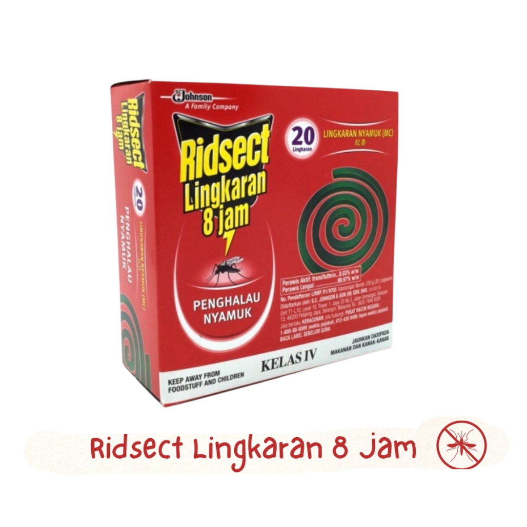 Ridsect Lingkaran 8 Jam Penghalau Nyamuk 20 Lingkaran | Lazada