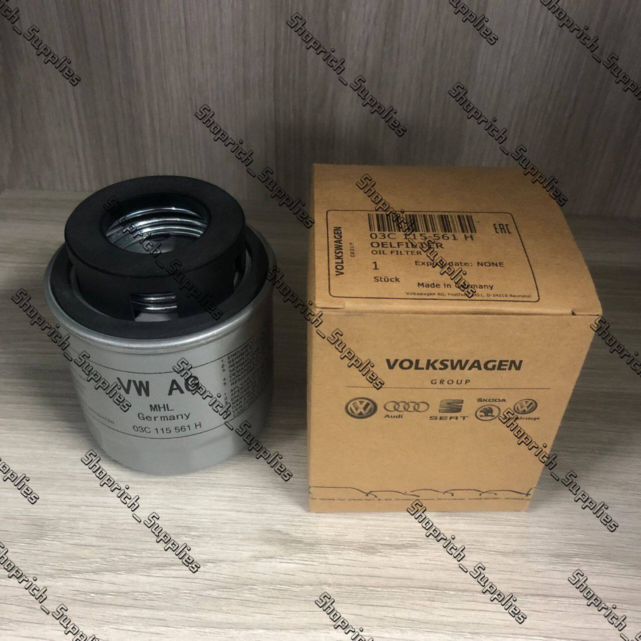 (03C115561H) VOLKSWAGEN AUDI OIL FILTER EA111 POLO GOLF JETTA SCIROCCO ...