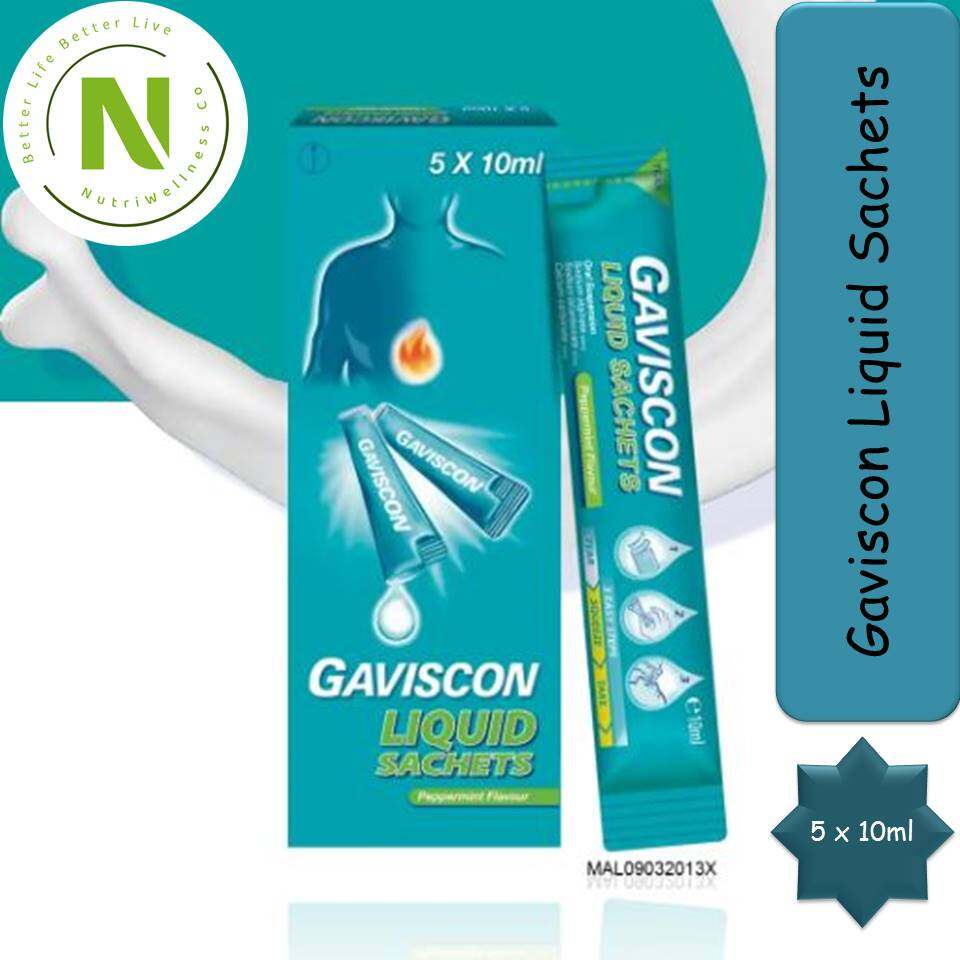 Gaviscon Original Liquid Sachet 10ml x 5sachets | Lazada