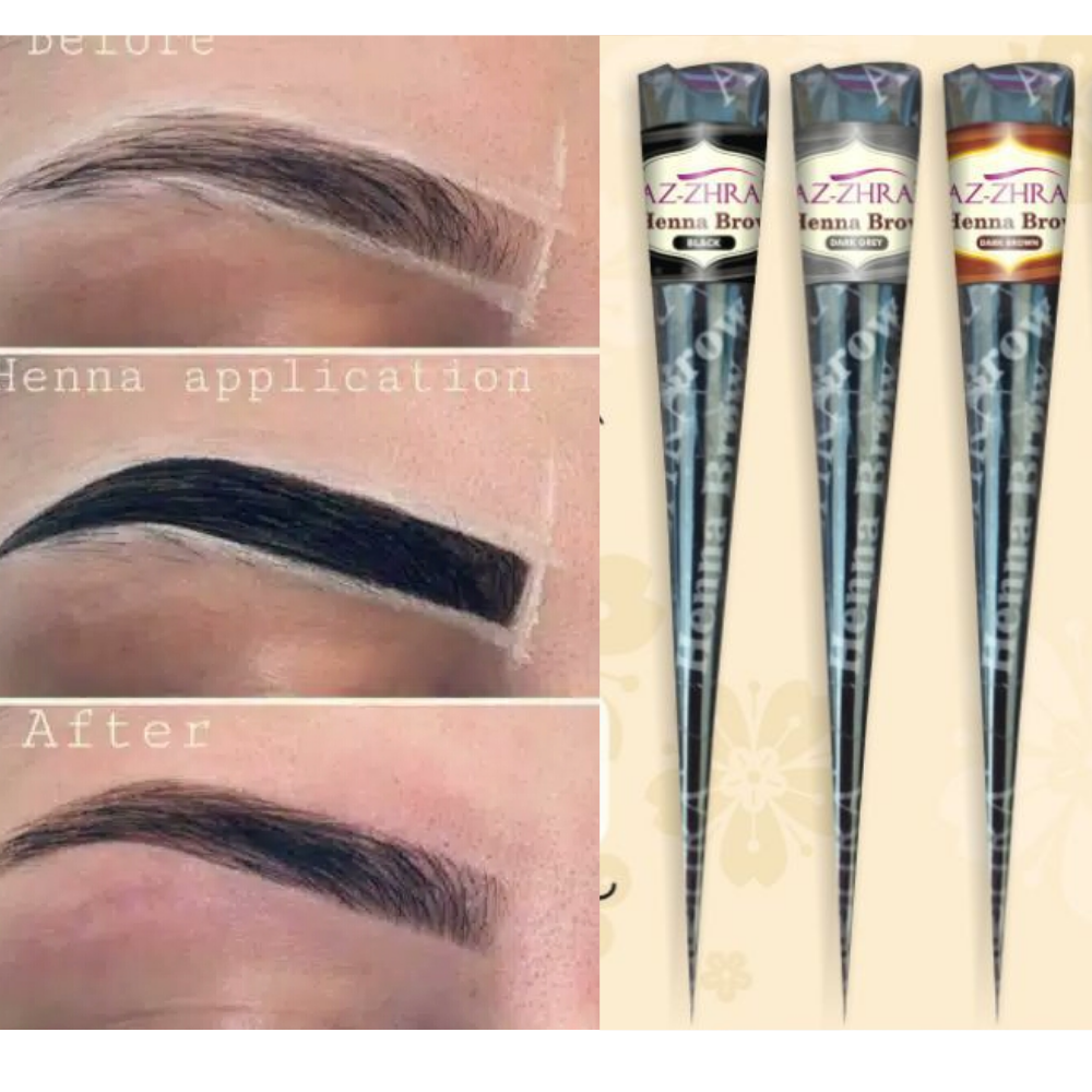 LONG-LASTING HENNA EYEBROWS LIKE EYEBROWS EMBROIDERY / EYEBROWS Henna ...