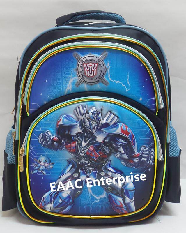 Big Quality Transformer Primary Secondary School Bag Backpack Beg ...