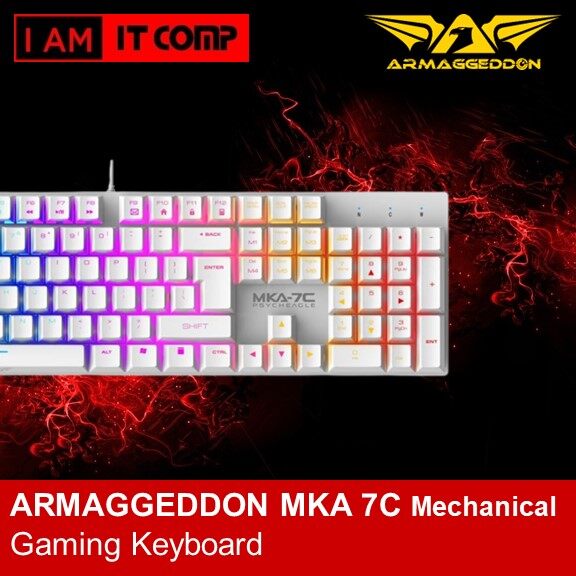 ARMAGGEDDON MKA-7C RGB Psycheagle Mechanical Switches Gaming Keyboard ...