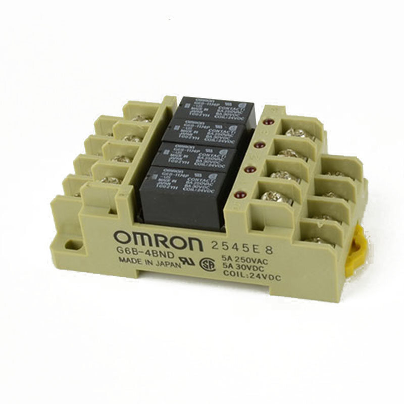 G6B-4BND Electromagnetic Relay DC 24V Compact Terminal Relay with 4 ...