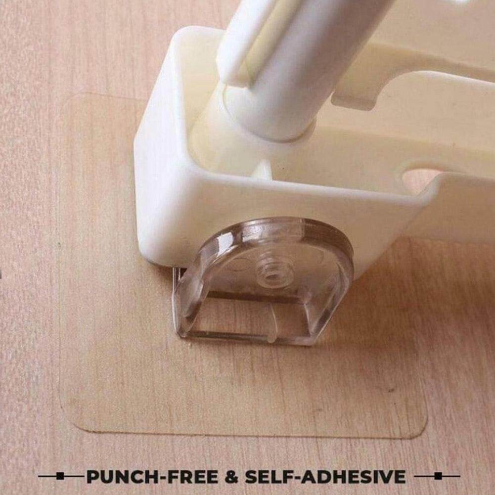 Perforation-free wardrobe layered partitions sticking hooks support ...