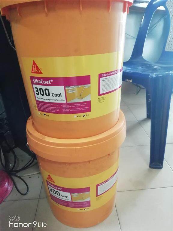 SIKA SikaCOAT 300 COOL MY Elastic Waterproofing Covering For Roofing ...