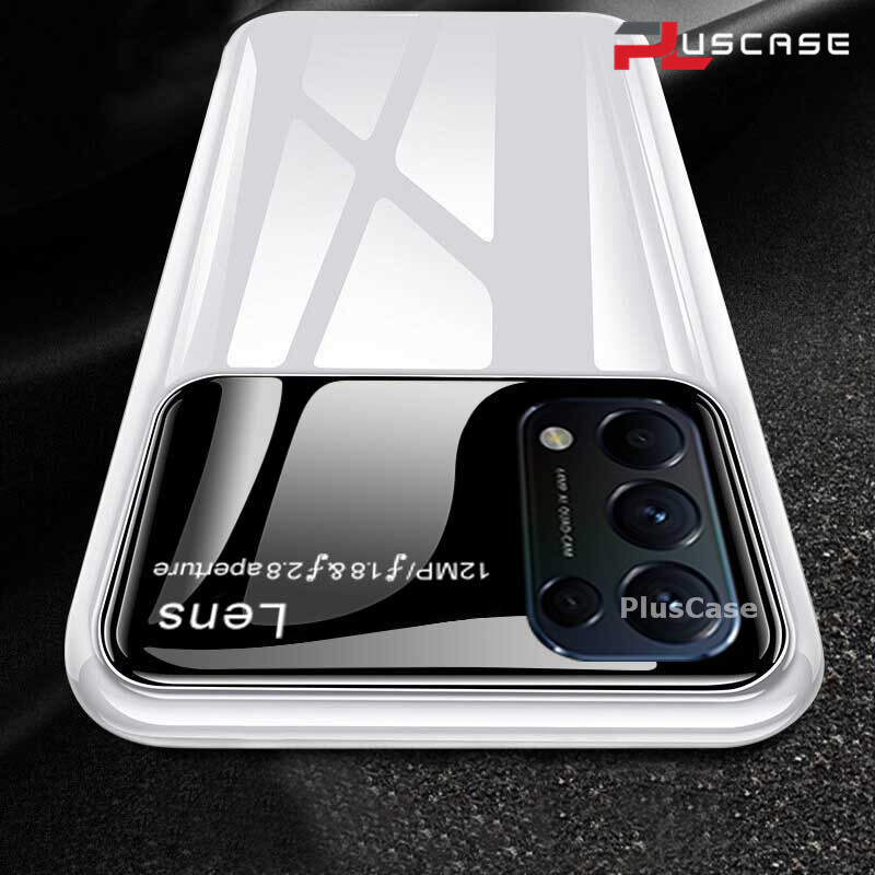 PlusCase for OPPO Reno5 5G 4G Slim Mirror Back Phone Case Back ...