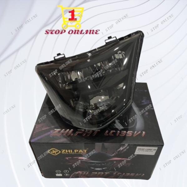 ZHIPAT LED HEAD LAMP HEADLAMP ZHI.PAT ZHI PAT LAMPU DEPAN Y15ZR V1 / V2 EXCITER AUDI LC135 V1 V2 ...