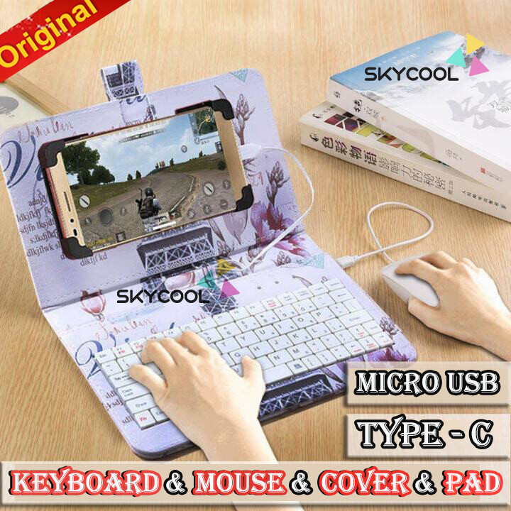 Mobile Phone Keyboard And Mouse Portable Type-C/Micro-Usb Wired ...