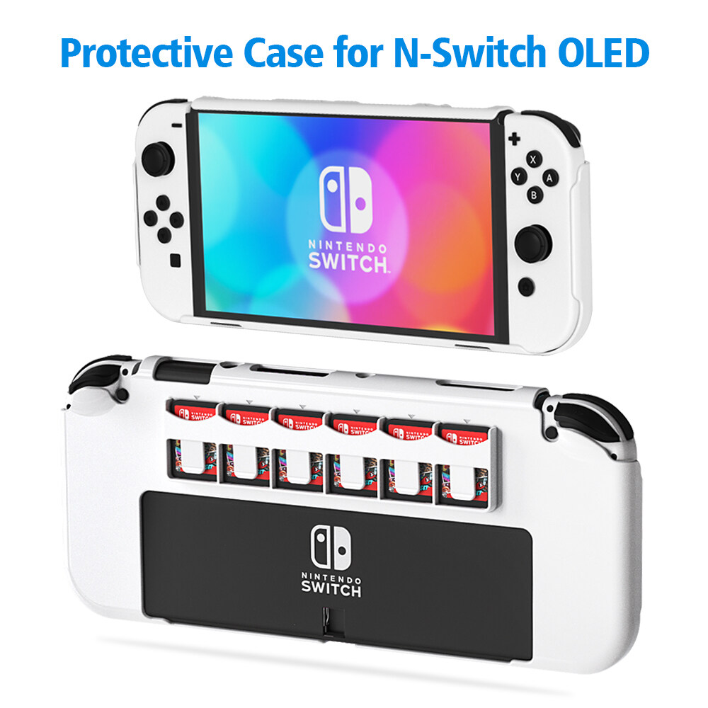 DOBE Switch OLED เคสเคสกันรอยสำหรับ Nintend Switch OLED ตัวป้องกันการยึดเกาะสำหรับสวิตช์ OLED ...
