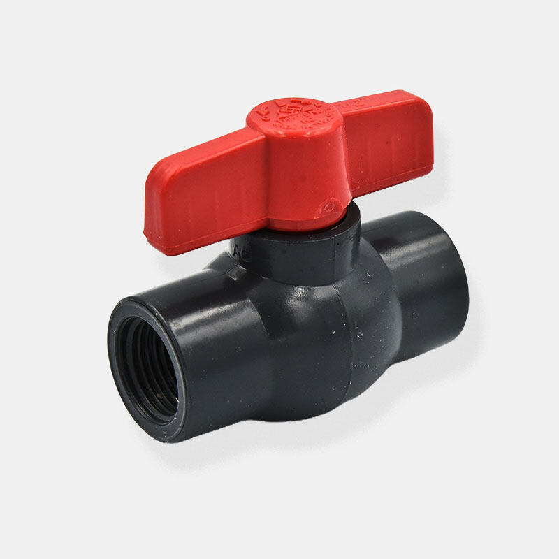 【Happyhome66】DOMINO High Quality PVC Compact Ball Valve (Threaded End ...