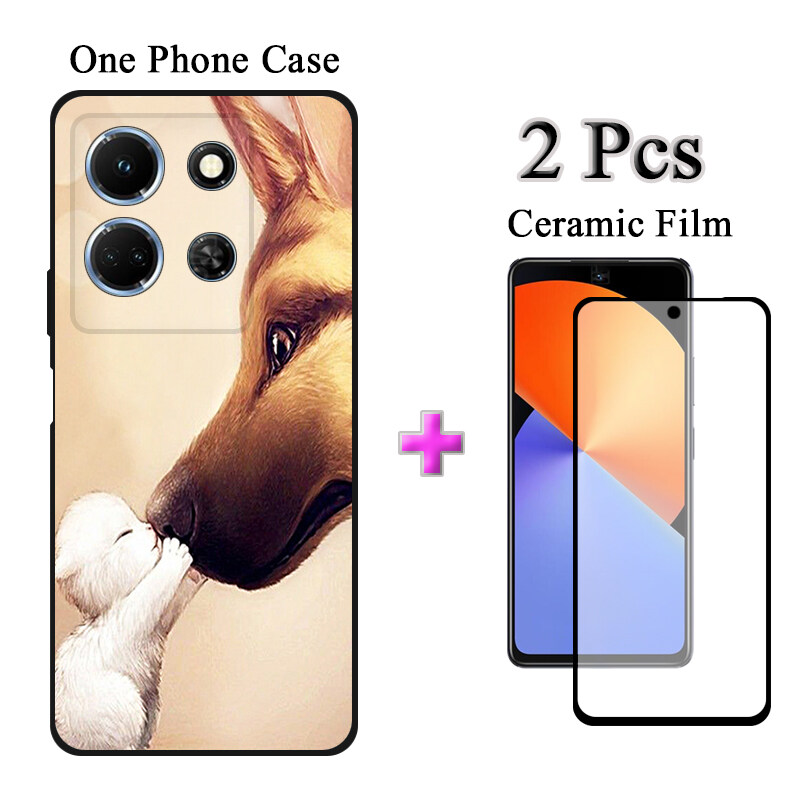 เคส X6711 2 IN 1 Infinix Note 30 5G พร้อมฟิล์มกันรอยกระจกนิรภัยฟิล์มกัน ...