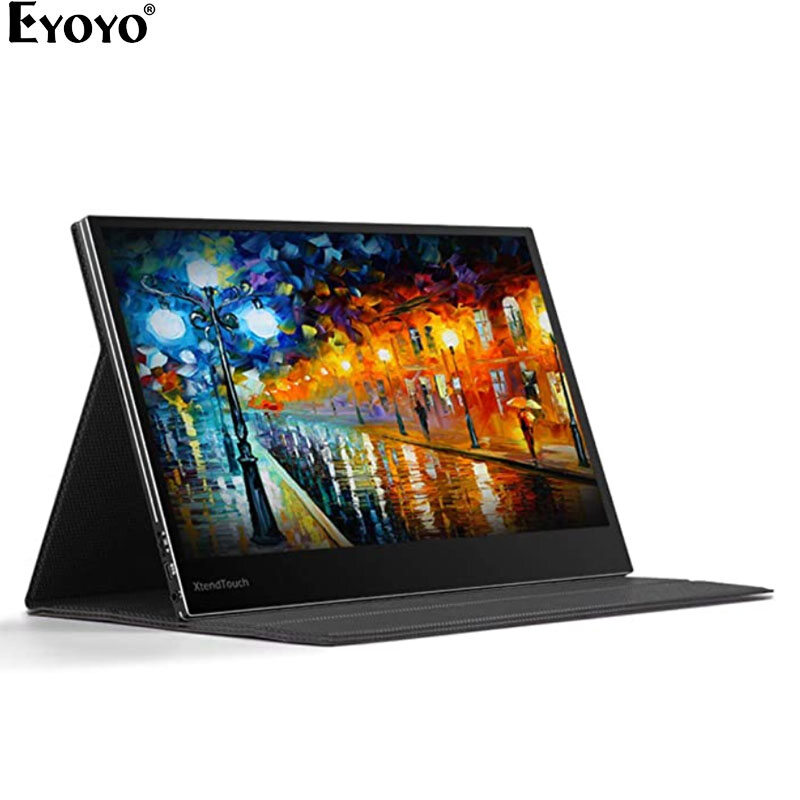 Eyoyo จอสัมผัสแบบพกพาขนาด13.3นิ้ว,จอ IPS HDM 1920X1080แล็ปท็อปที่สอง ...