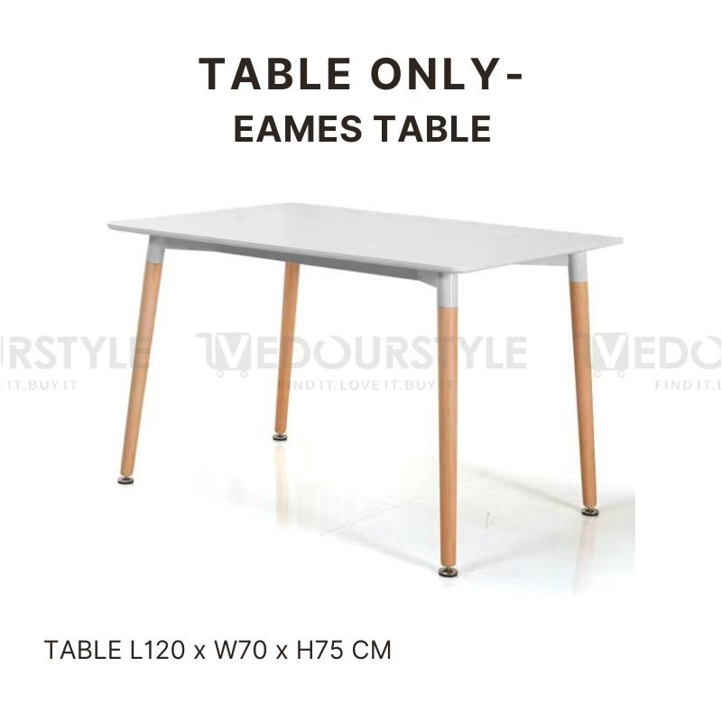 (1+4) Vedourstyle Muji Style Dining Set/Eames Dining Table Set/Cafe ...