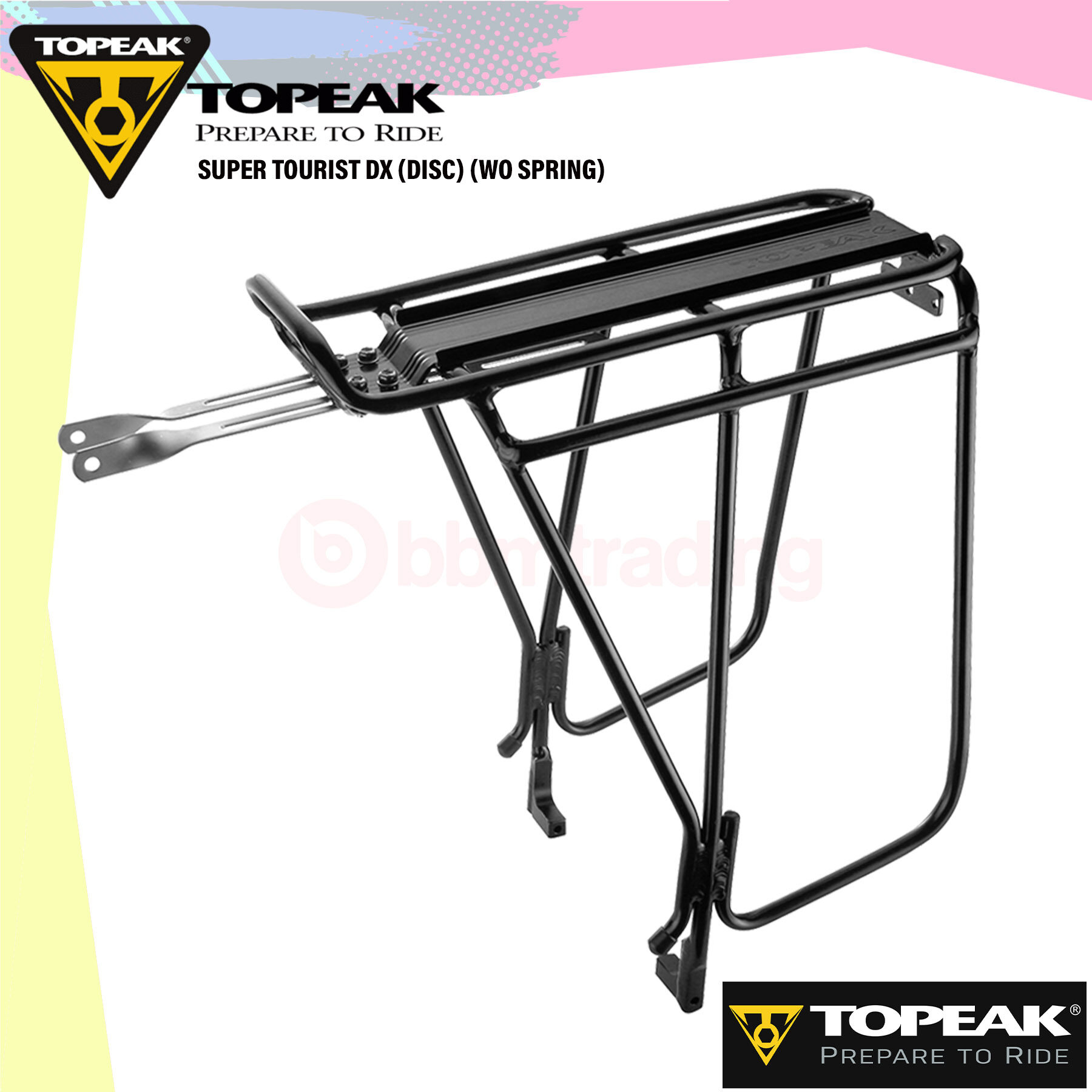 TOPEAK REAR CARRIER SUPER TOURIST DX (DISC) TA2036-B MTX QUICK TRACK ...