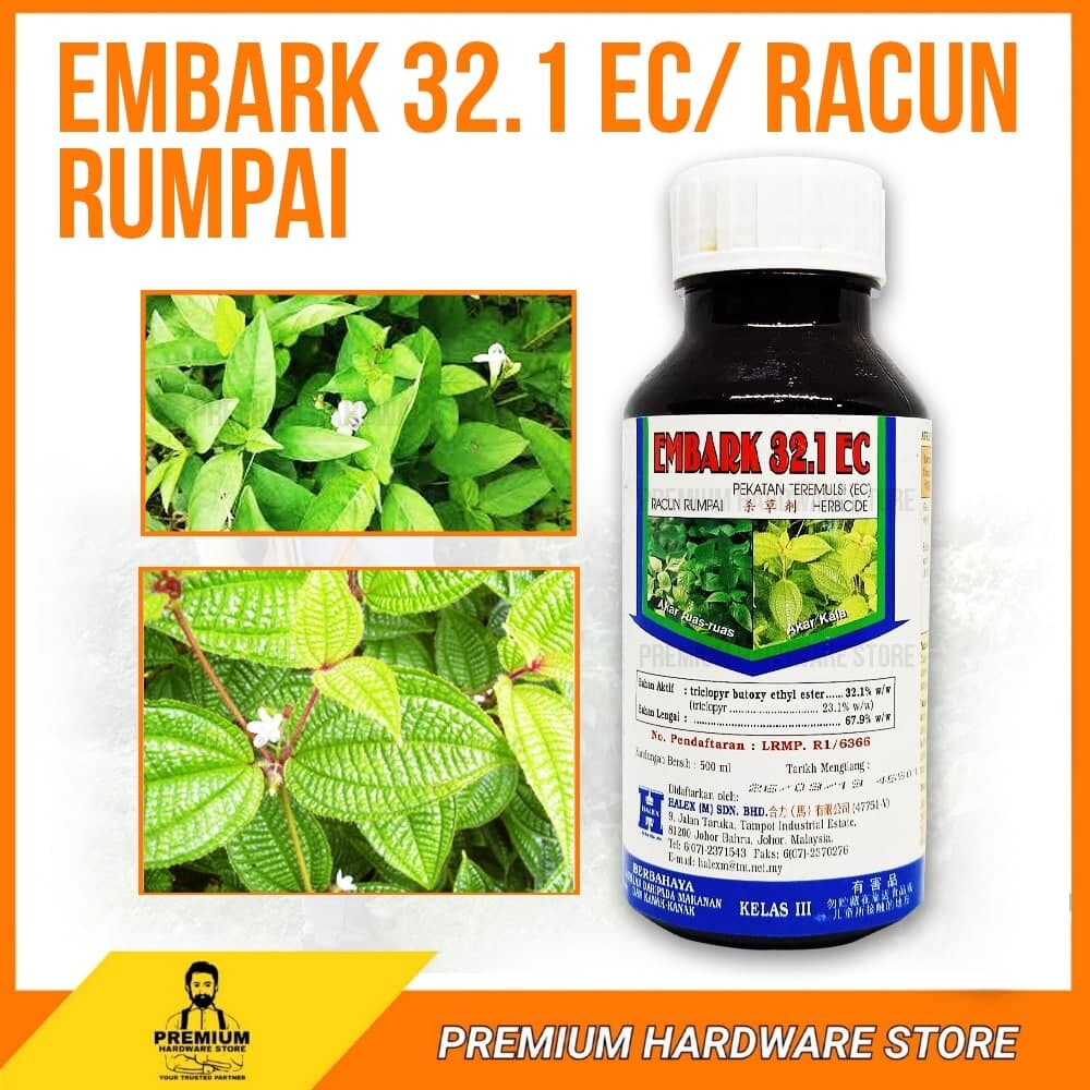 Embark 32.1 EC 250ML & 500ML Racun Rumput Rampai | Lazada