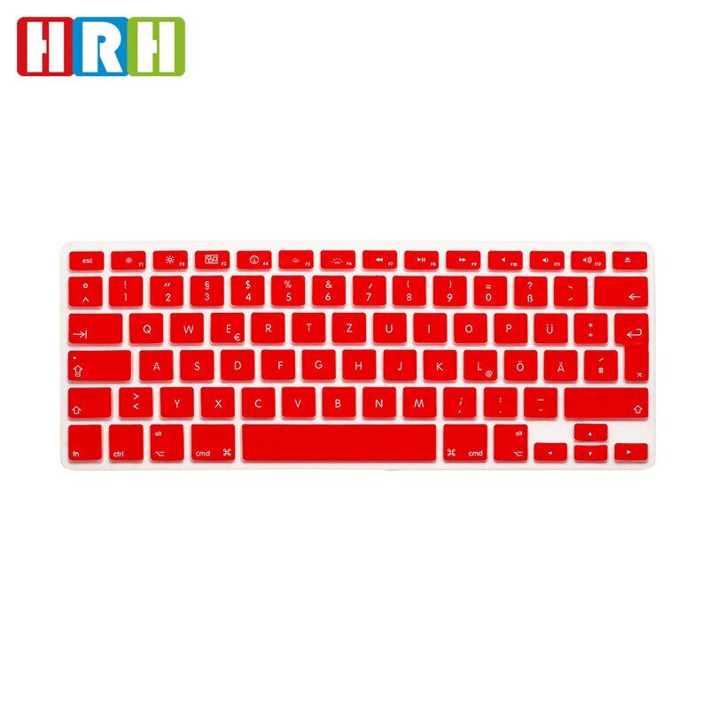 HRH Waterproof German Language EU/UK Silicone Keyboard Cover Protector ...